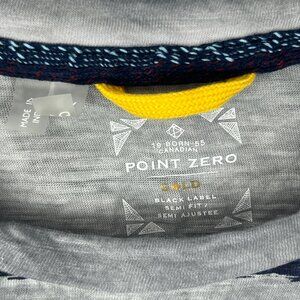 Point Zero | Shirts | Point Zero Gold T Shirt Size L Gray Long Sleeve ...